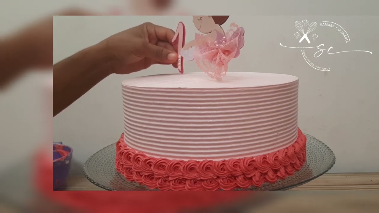 bolo bailarina topo 3d