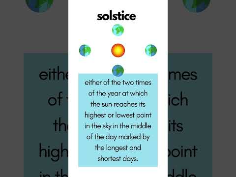Solstice #english #vocabulary #education #learnenglish #dictionary #words #summer #winter#climate