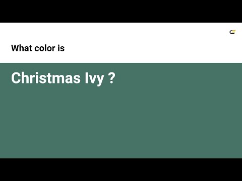 Christmas Ivy color #477266 hex color - Green color - Warm color 477266