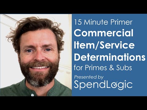 Commercial Item Determinations and Assertions
