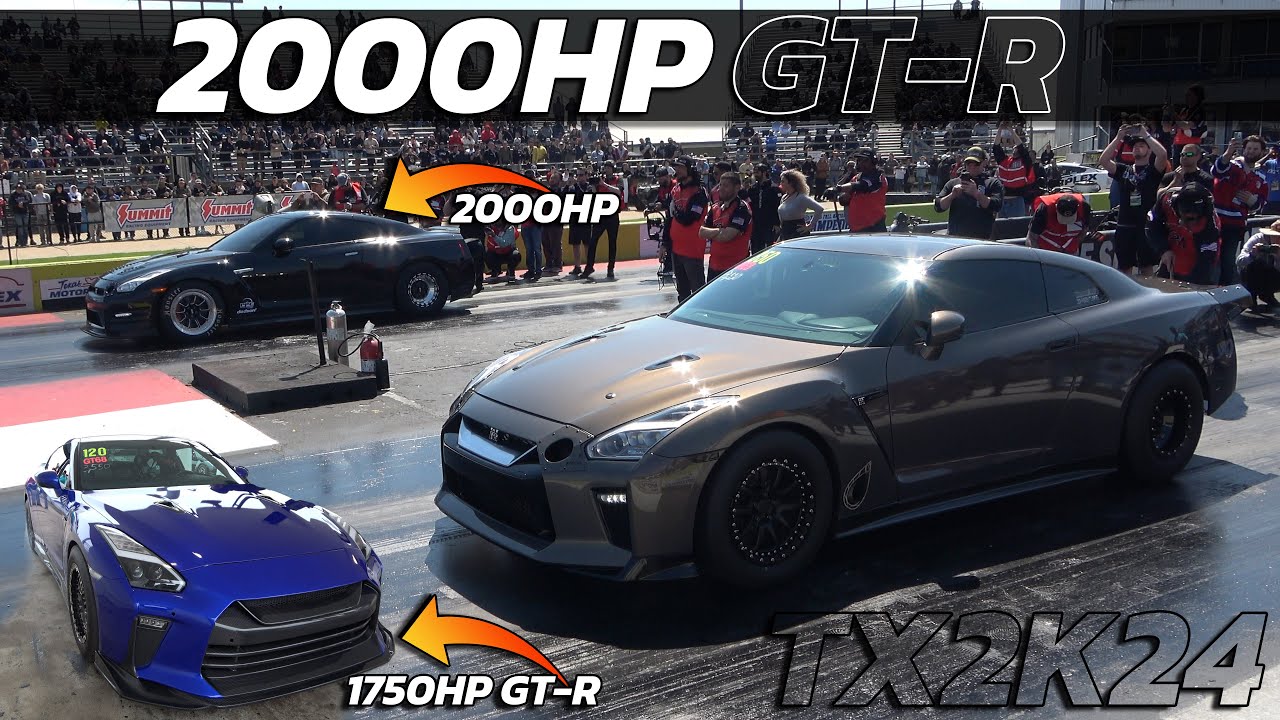 Tuned Nissan GT-R Drags Two Modded R35s; It's So Close You Might Faint ...