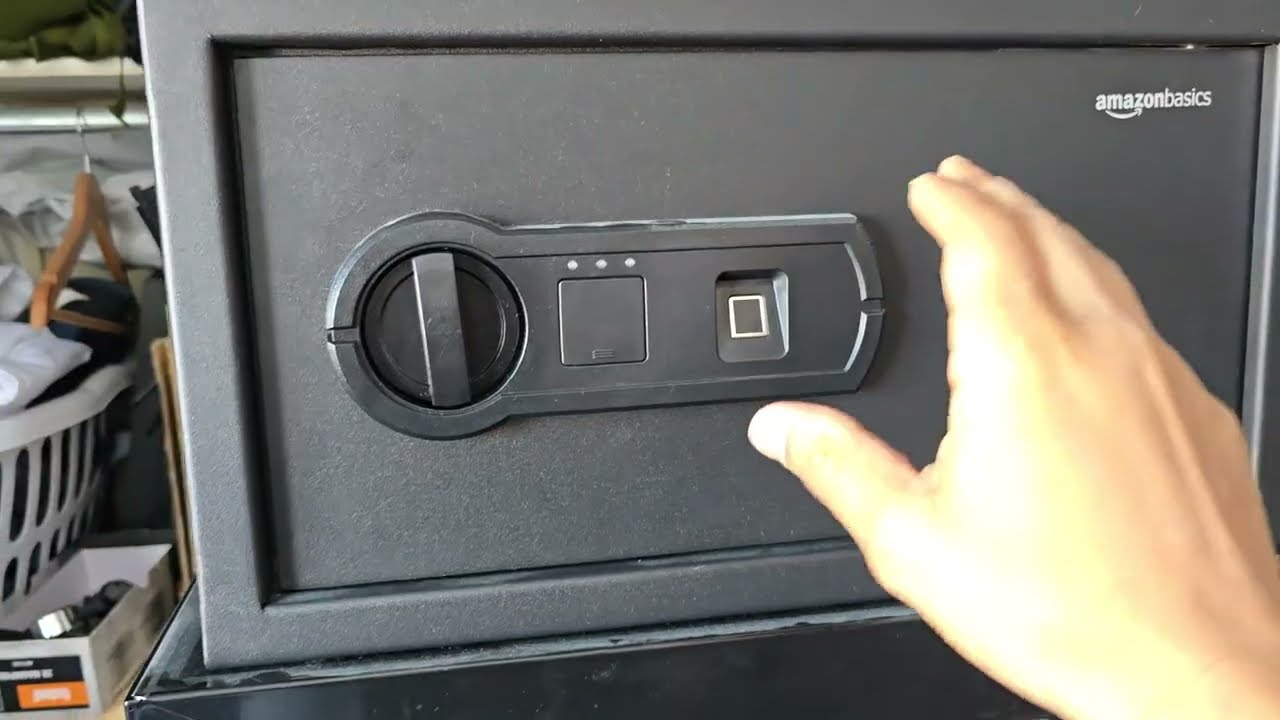 How to reset and add fingerprints to the AmazonBasics Biometric Fingerprint Safe