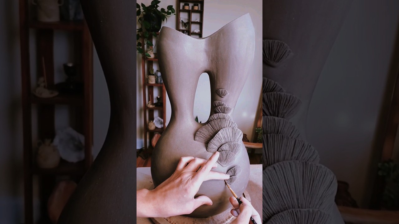 🏺 Abstract Vase Sculpture • Hand-building Ceramics