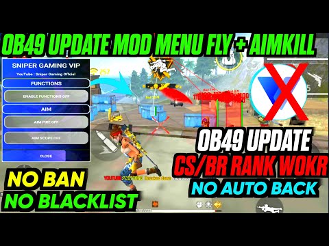 How to Hack Freefire Ob49 🔥 Free Fire Max Mod Menu Hack | Freefire Fly + Autokill Mod Menu Hack FF