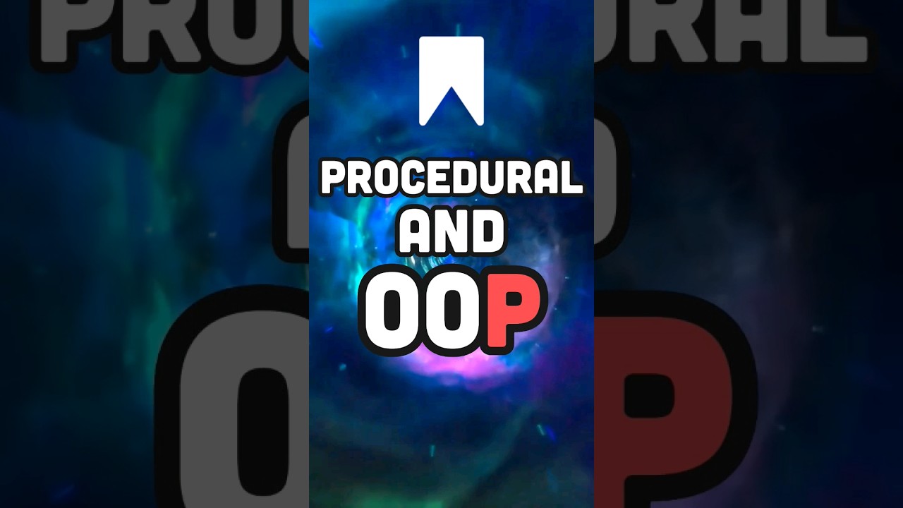 🧠 OOP vs Procedural in 30 Seconds #shorts #coding #oop #paradigms #devlife #womenintech #codelife