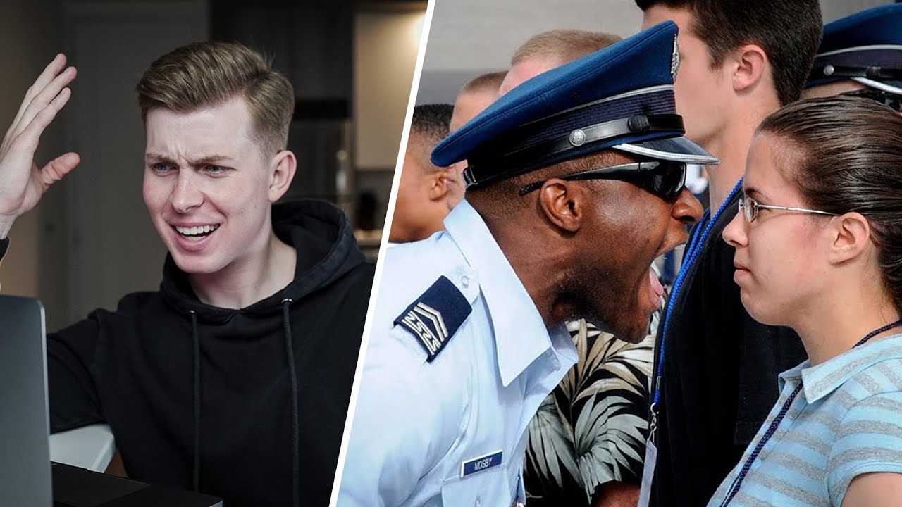 Air Force Officer REACTS to Air Force Academy Basic Training
