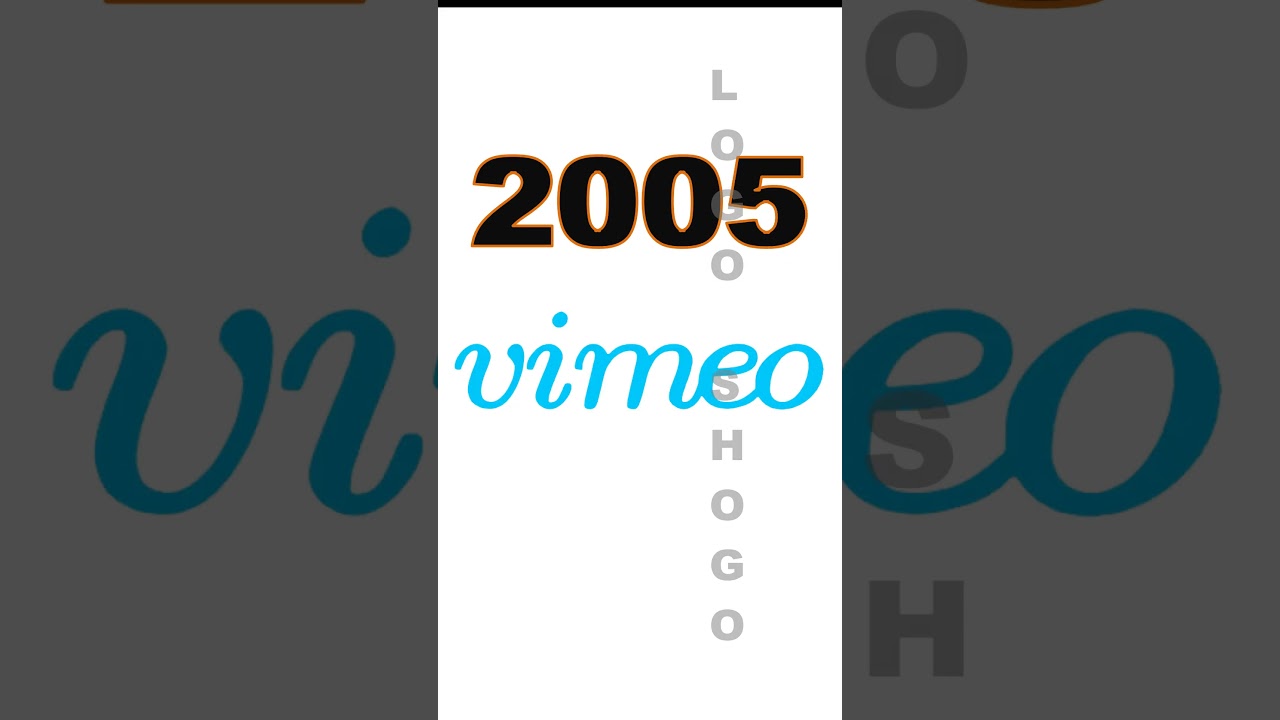 Vimeo Logo Evolution #vimeo #online #hosting #service