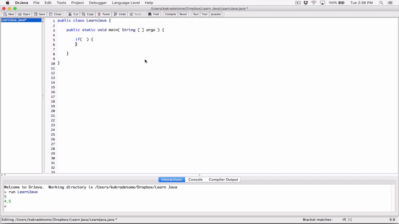 69. If statement - Learn Java
