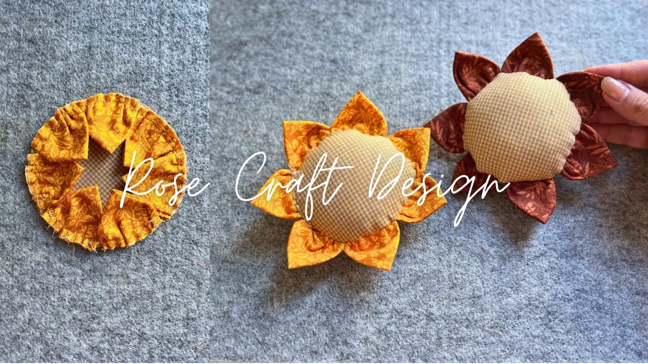 Sew a Cute Sunflower Pincushion | Step-by-Step Tutorial