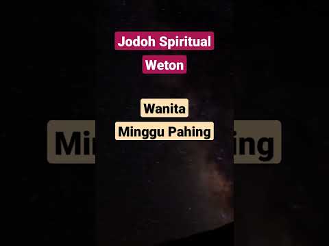 JODOH WANITA MINGGU PAHING #minggupahing #jodohminggupahing #jodohwanitaminggupahing #minggu