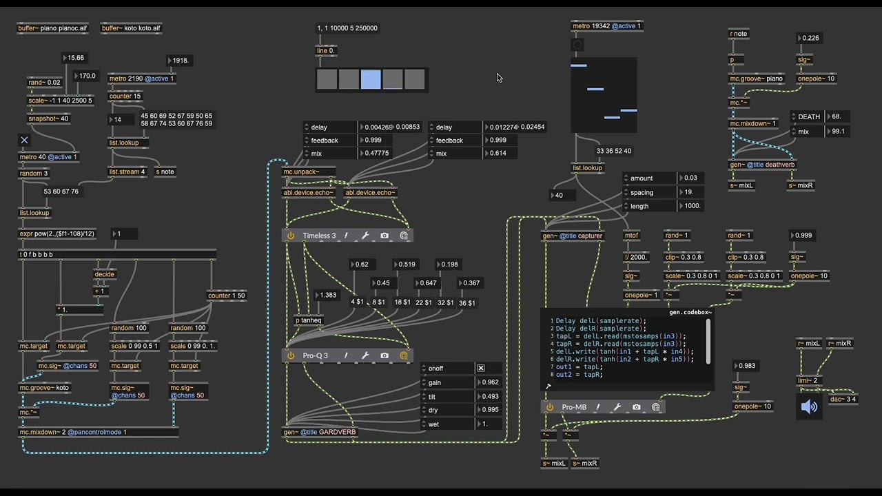 koto - Max/MSP recording