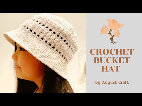 💜🧶 Very Cute Crochet Bucket Hat for Summer / Crochet hat fro beginners