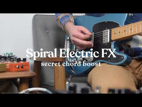 Spiral Electric FX Secret Chord MOSFET Boost | Reverb