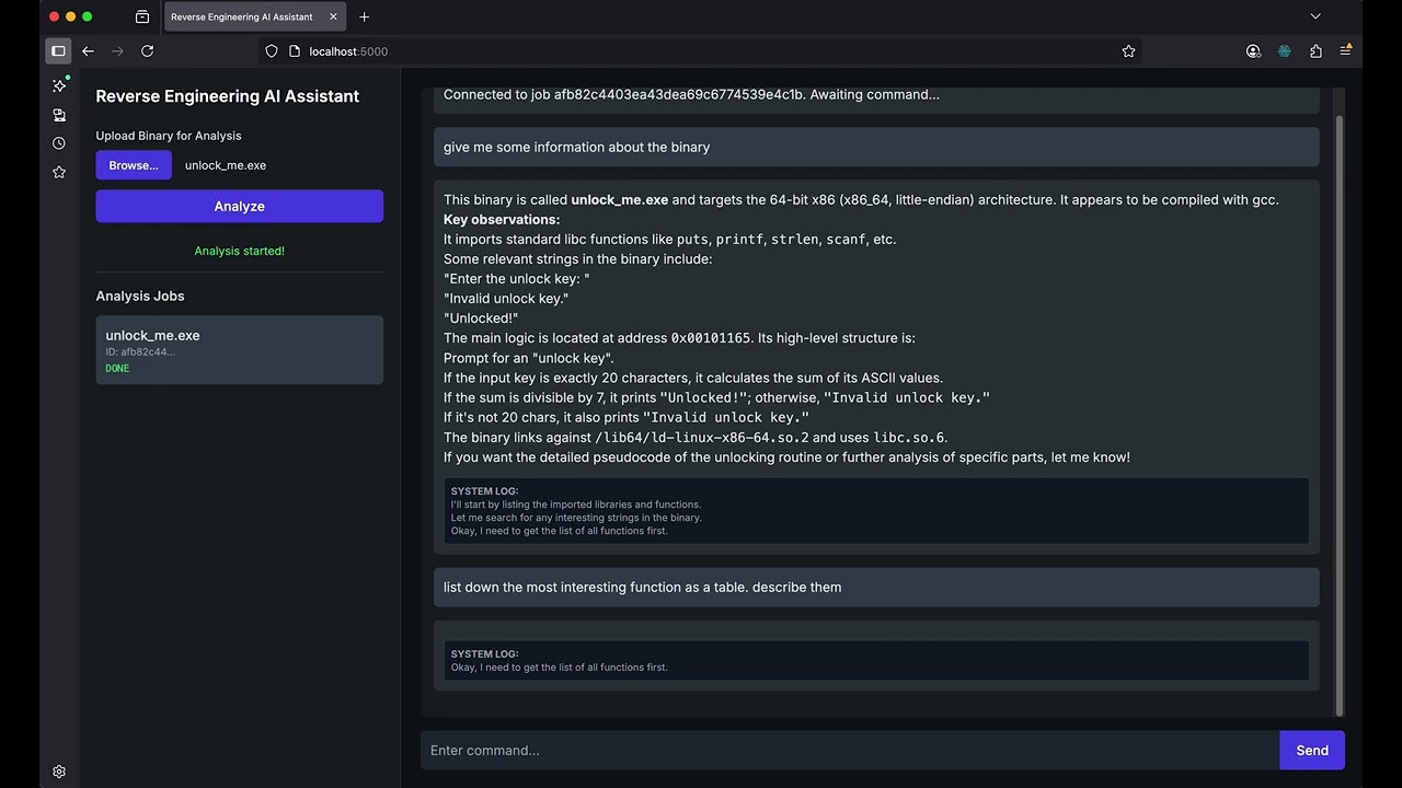 AI-Assisted Reverse Engineering with Ghidra
