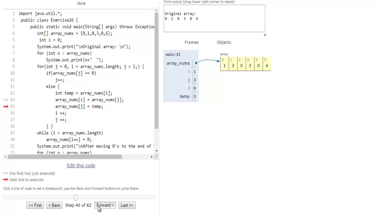w3resource.com: Java Array Exercise-26