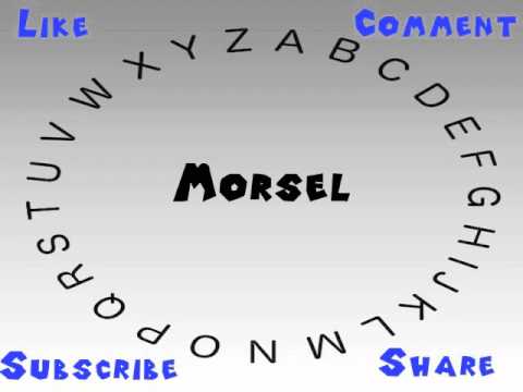 How to Say or Pronounce Morsel