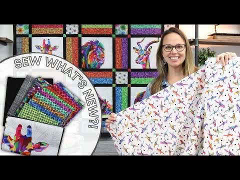 Sew What's New: Colorful Quilt & Fabrics by Jason Yenter!