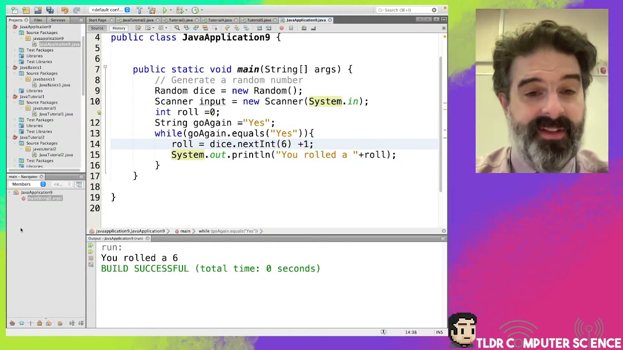 Java Programming Tutorial 8 - Random and While loop