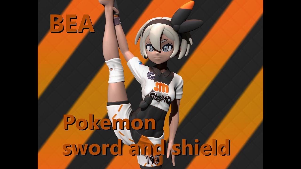 Bea(Saitou) gym leader figure 3d