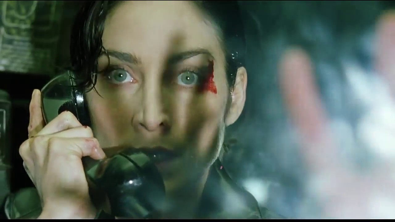 Matrix 1999 Trinity opening fight scene