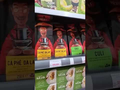 Vietnamese coffee at King Kong supermarket Вьетнамский кофе #phuquoc #coffee #vietnam #travel #happy