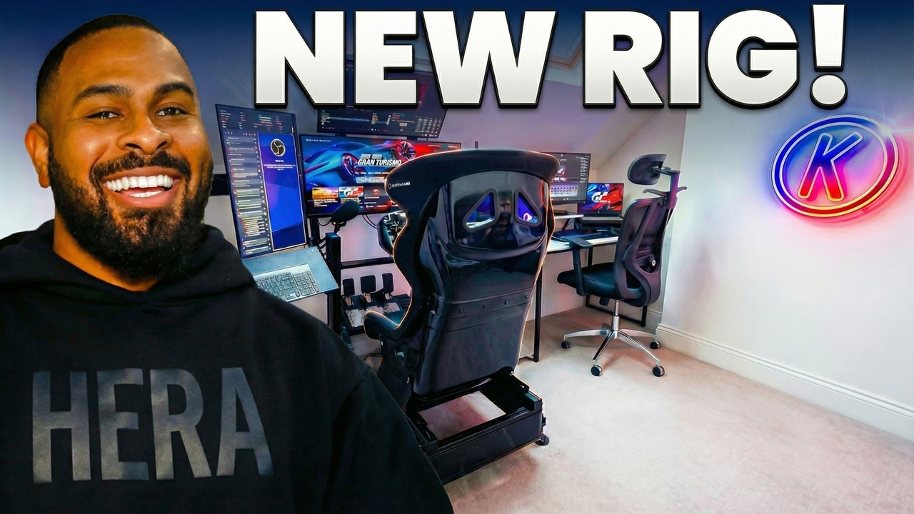 I Got My DREAM Sim Racing Setup! (Unboxing & Full Build)