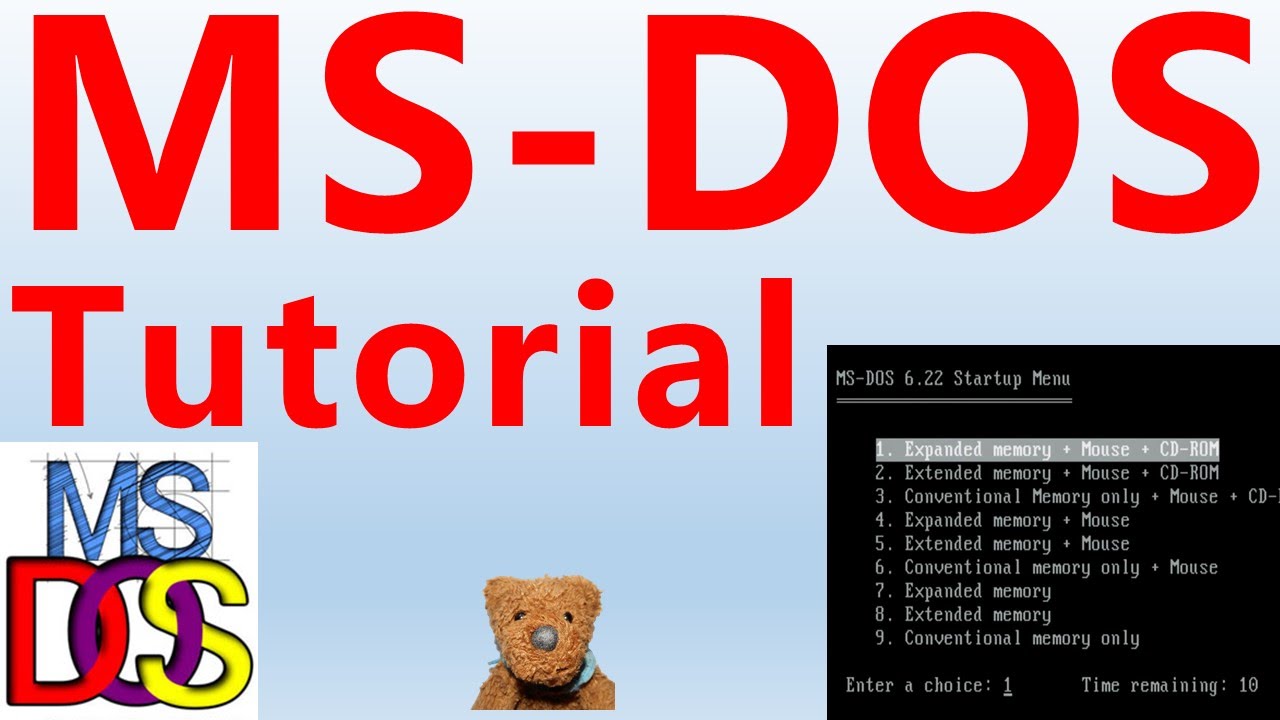 DOS tutorial commands for beginners