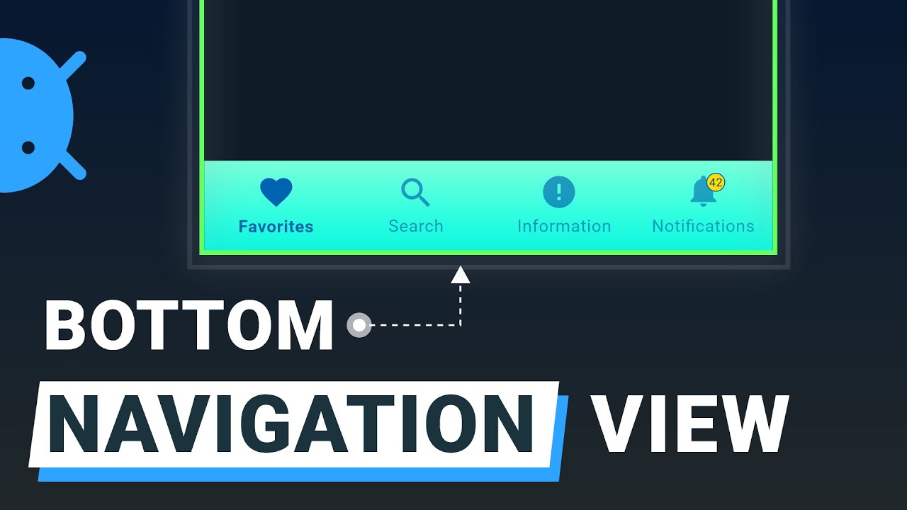 Android Bottom Navigation View with Fragments and Navigation Component - Bottom Navigation Bar