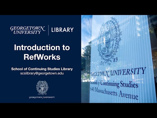 Mastering RefWorks: A Comprehensive Guide to Citation Management ...