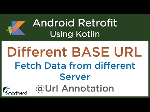 Learn Retrieve Data from Different Server Alternate URL Retrofit Android Tutorial 4 6 - Mind Luster