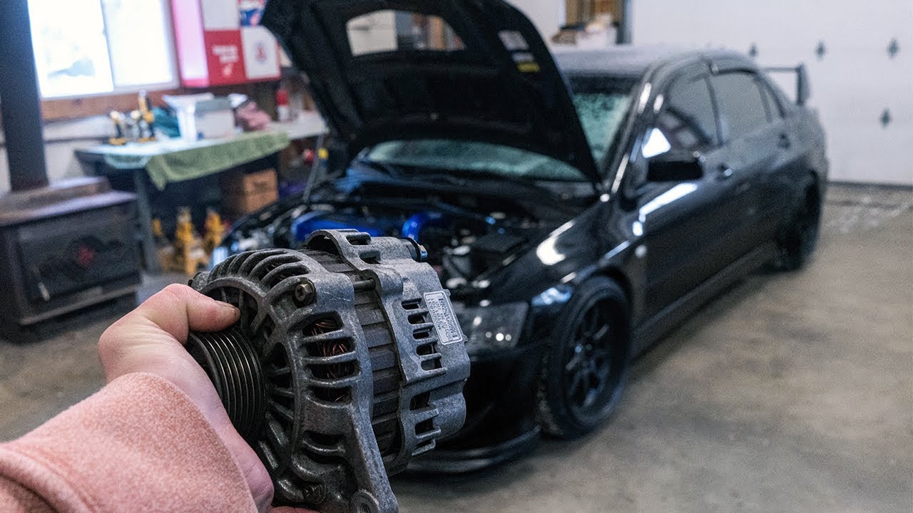 Mitsubishi Evo Alternator Replacement