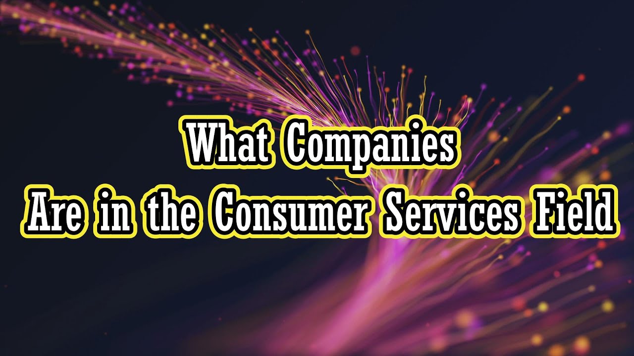What Companies Are In The Consumer Services Field