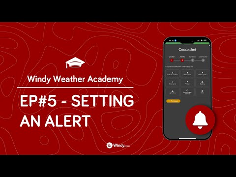 How to Set Up Personalized Weather Alerts | Windy.com