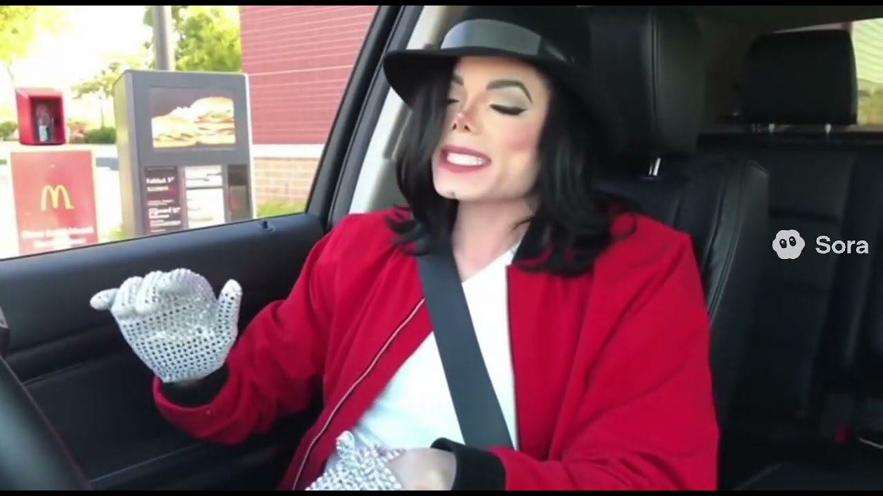 Michael Jackson at the McDonald's Drive-Thru | #OpenAI #Sora2