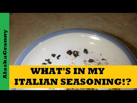 What's In My Italian Seasoning...Is It Spoiled...Is It Bugs