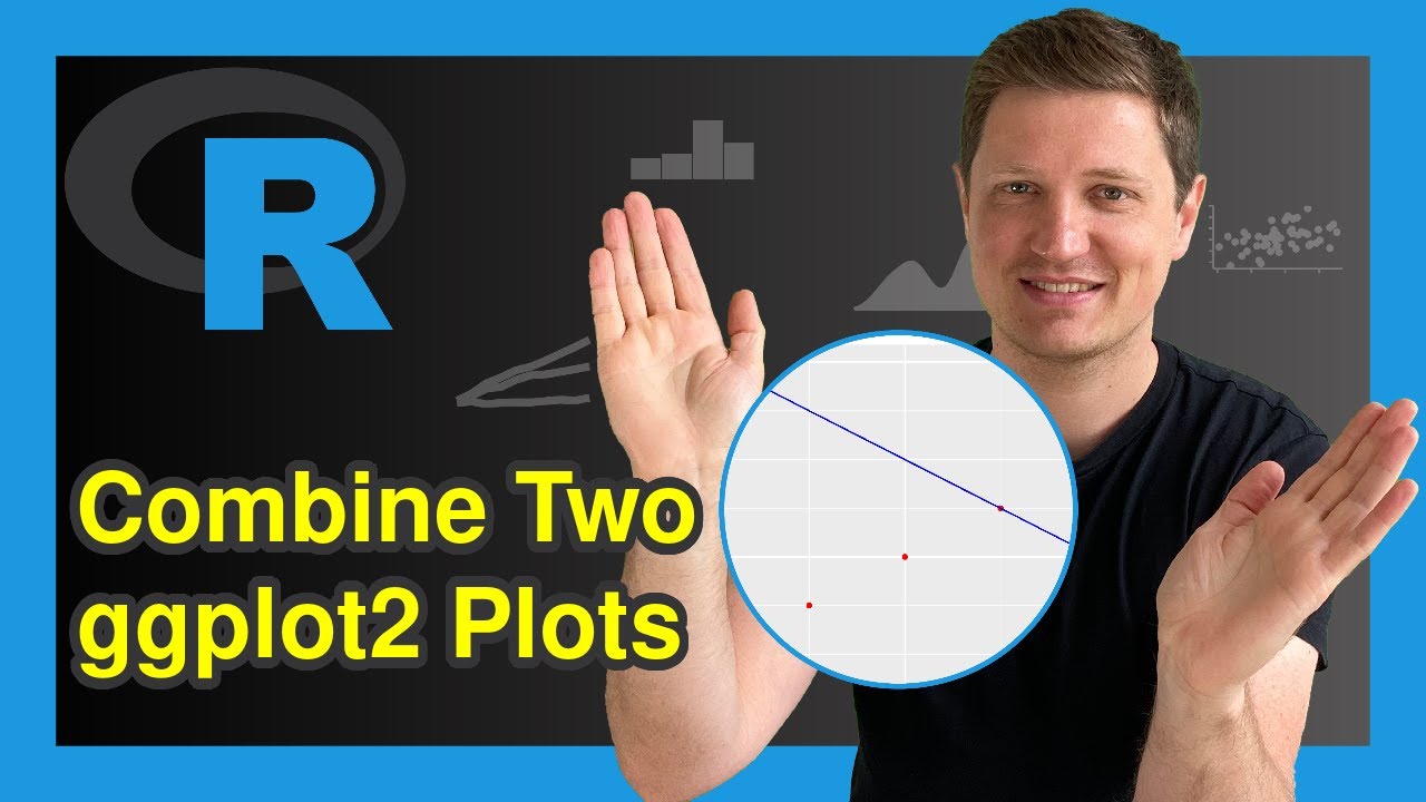Combine Two ggplot2 Plots from Different Data Frames in R (Example) | Draw Graph of Multiple Sources