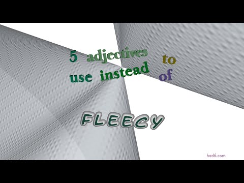 fleecy - 7 adjectives which are synonym of fleecy (sentence examples)