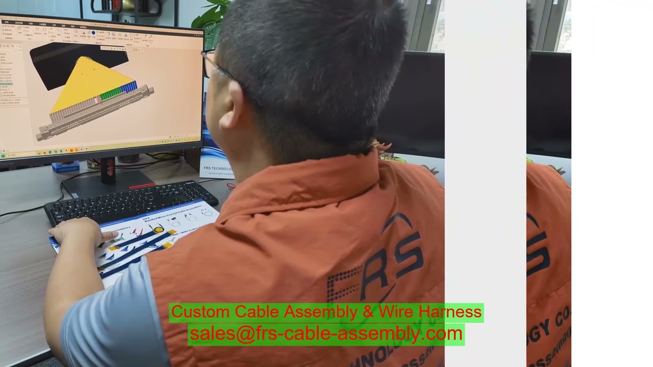 Custom Automotive wiring harness and auto electrical cable assembly custom wire and cable