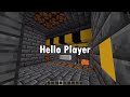 Hello Player! Minecraft Map