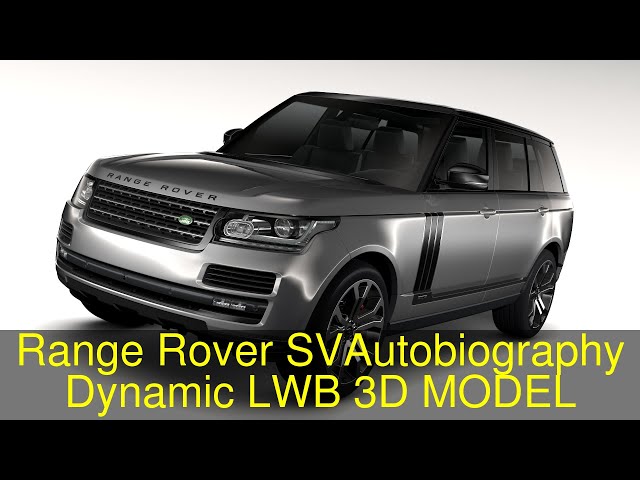 Range Rover SVAutobiography Dynamic LWB 2017 3D Model - FlatPyramid