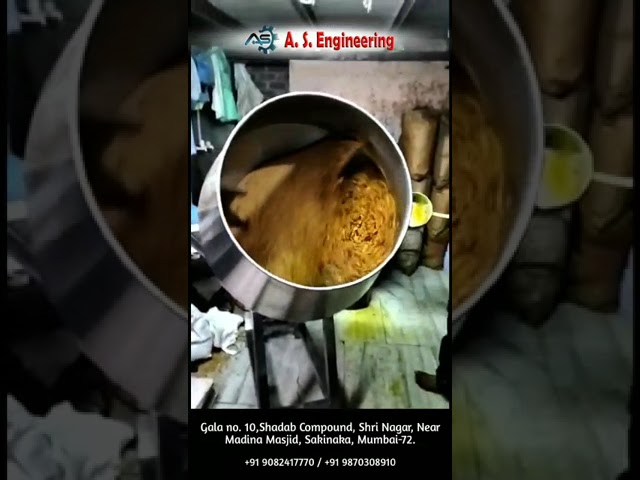 Masala Mixture Machine - Chips and Namkeen flavouring mixing machine ...