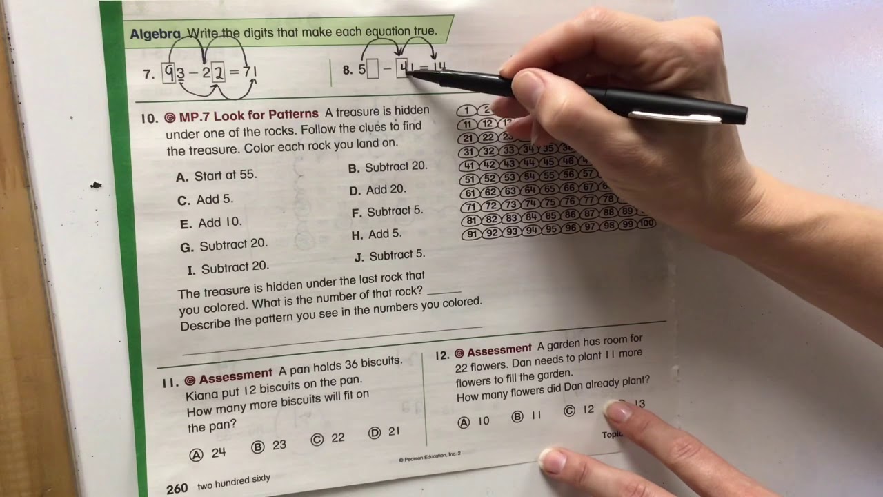 2nd grade Math Homework 5-1