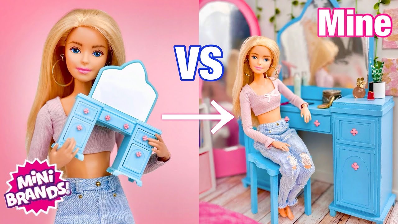 Recreating Mini Brands Items to Barbie Doll Size!
