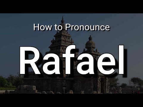 Rafael - Pronunciation and Meaning - English and Spanish Pronunciations
