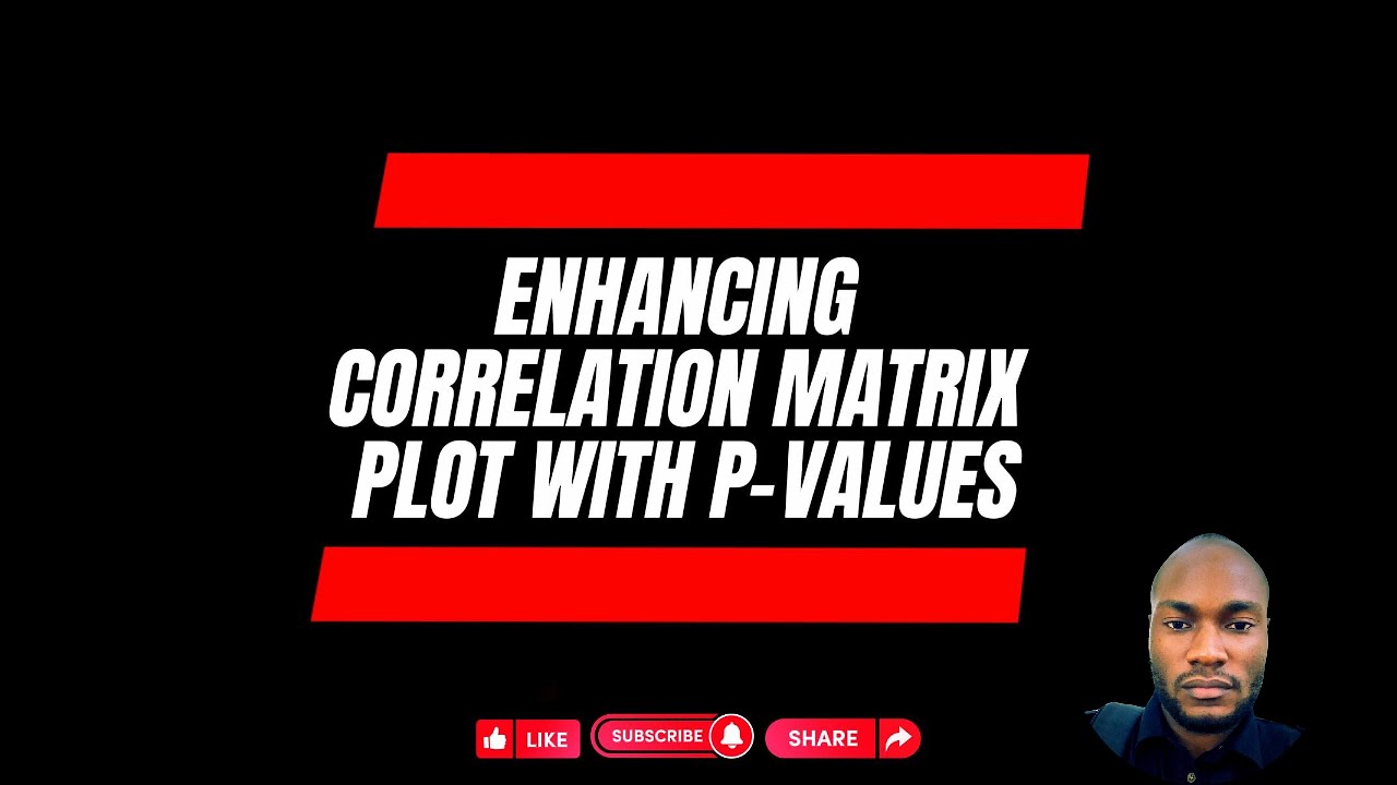 Enhancing Correlation Matrix Plot with P-values in Python