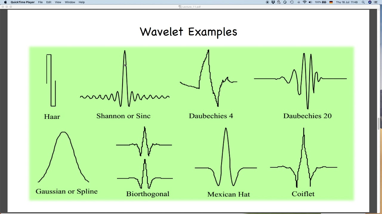 Lecture 1.9 Wavelet Transform