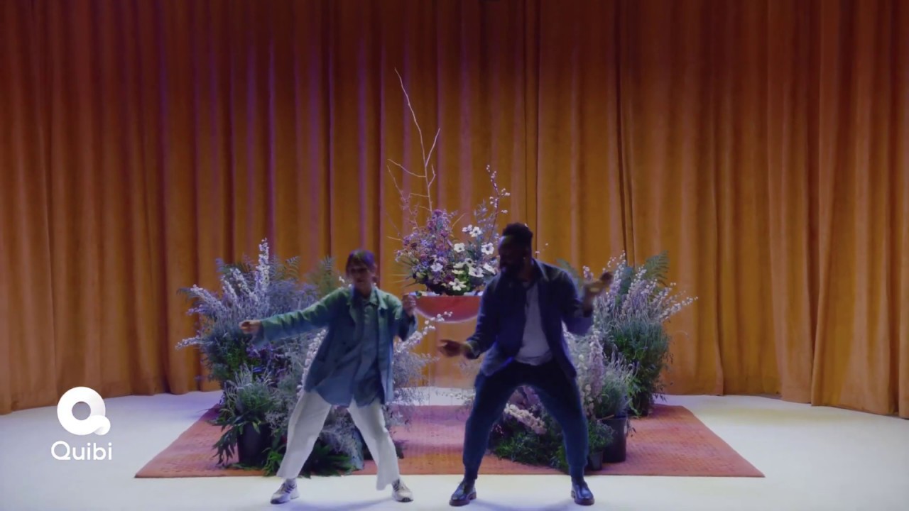 Maurice Harris dances with Rashida Jones on CENTERPIECE