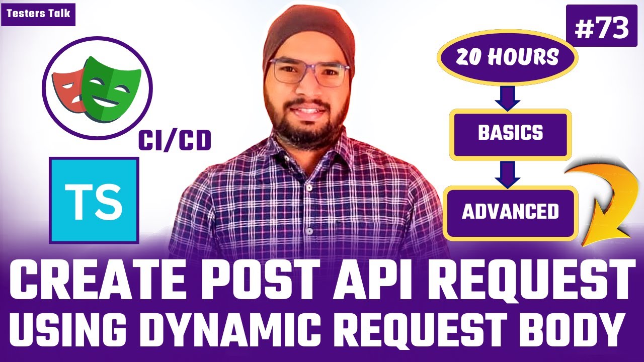 Playwright TypeScript #73 How to Create POST API Request using Dynamic Request |API Testing Tutorial