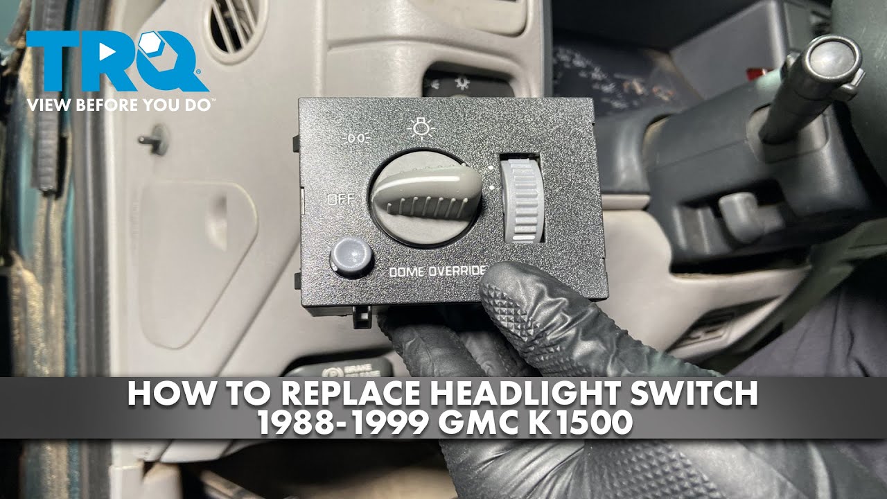 How to Replace Headlight Switch 1988-1999 GMC K1500
