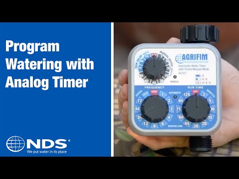 How to Install the Agrifim A675CT Battery Operated Irrigation TImer | NDS Drainage Solutions